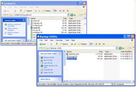 Khôi phục tính năng bị mất và cài đặt Backup Utility của XP vào Vista