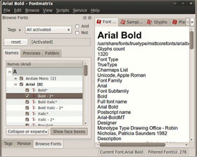 Quản lý phông chữ trong Linux bằng FontMatrix - QuanTriMang.com