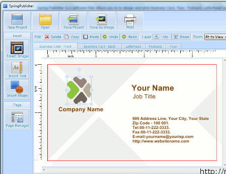 Spring Publisher: Thiết kế và in danh thiếp một cách chuyên nghiệp