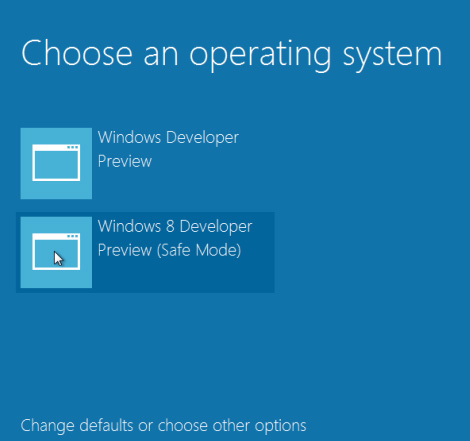 Kích hoạt, sử dụng và vô hiệu hóa Safe Mode trong Windows 8 ...