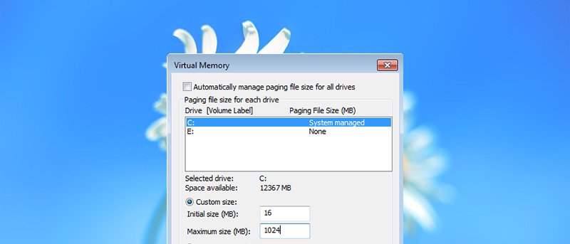 Hướng dẫn thay đổi kích thước và vị trí Pagefile.sys trên Windows