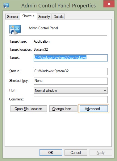 Thủ thuật chạy Control Panel dưới quyền Admin trên Windows ...