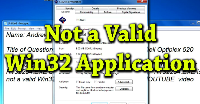 Sửa lỗi Not a Valid Win32 Application khi mở Game trên Windows