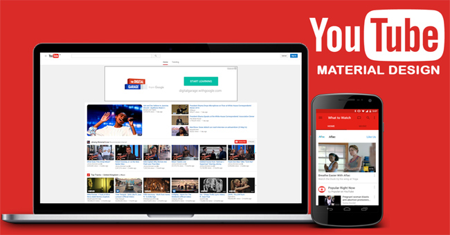 Cách kích hoạt giao diện Material Design trên YouTube - QuanTriMang.com