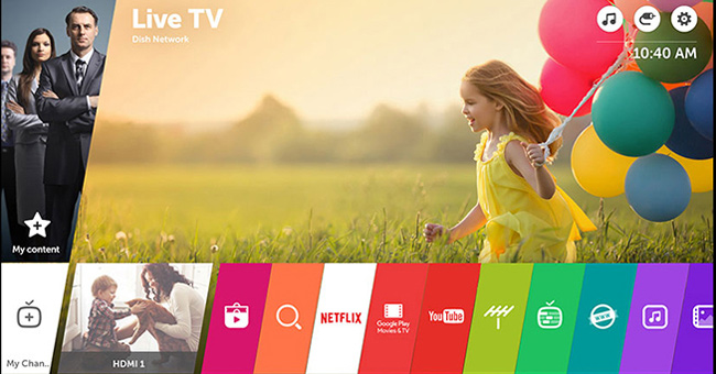 Cách sử dụng ứng dụng YouTube trên Smart tivi LG hệ điều hành WebOS