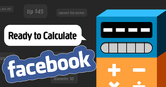 Hô biến Facebook trở thành máy tính bỏ túi - QuanTriMang.com