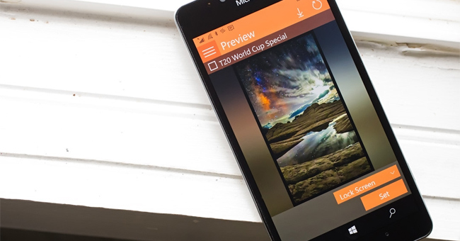 Tạo màn hình khóa độc đáo trên Windows 10 Mobile bằng Win Screens
