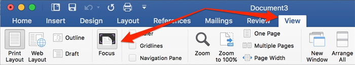Cách bật chế độ Focus Mode trên Word cho Mac - QuanTriMang.com