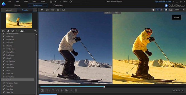 Mời tải CyberLink ColorDirector 5, phần mềm chỉnh sửa màu sắc video ...
