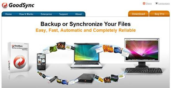Mời tải miễn phí công cụ sao lưu đồng bộ dữ liệu máy tính GoodSync 10 giá 29,95 USD, đang miễn phí