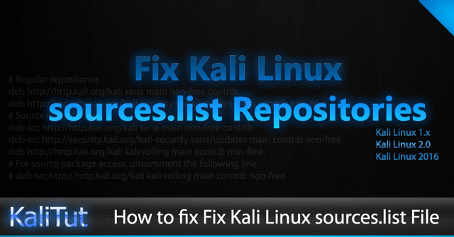 Cách sửa file sources.list trên Kali Linux - QuanTriMang.com