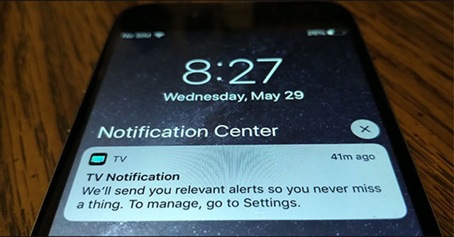 Cách tắt thông báo Apple TV trên iPhone, iPad - QuanTriMang.com