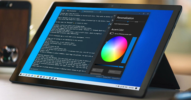 Mời trải nghiệm Notepads với giao diện Fluent Design cực đẹp