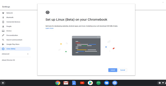 Cách bật chế độ Linux App Mode trên Chromebook - QuanTriMang.com