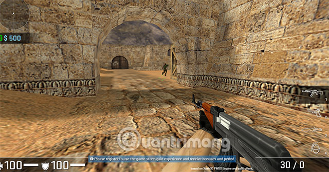 Cách chơi CS 1.6 trên web - QuanTriMang.com