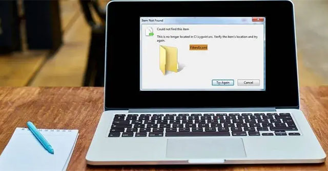 Cách giải quyết lỗi “Could Not Find This Item” trong Windows 10