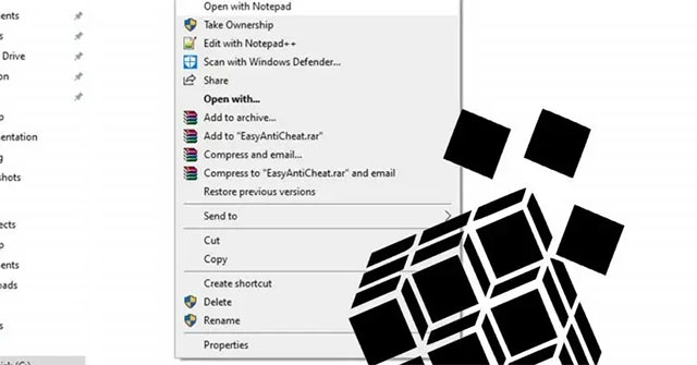 Cách thêm Open with Notepad vào menu ngữ cảnh trong Windows 10