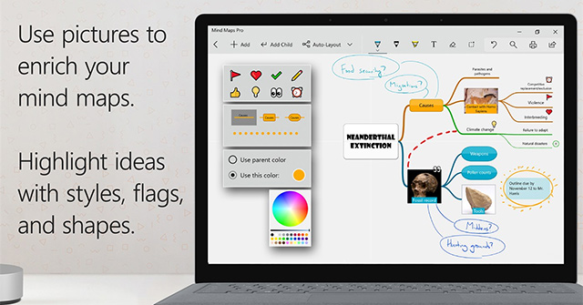Mời tải ứng dụng Mind Maps Pro Windows 10 đang miễn phí - QuanTriMang.com