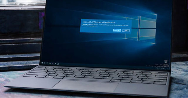Cách sửa lỗi "This Build of Windows Will Expire Soon" trong Windows 10