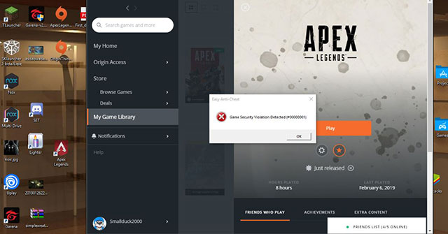 Sửa lỗi Game Security Violation Detected trong Windows 10 - QuanTriMang.com
