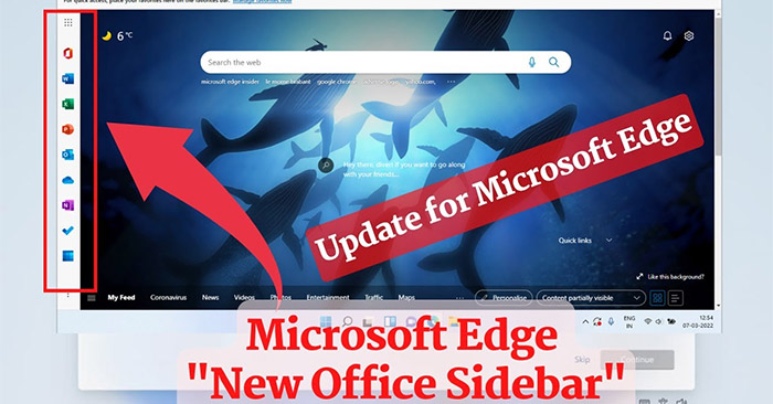 Cách bật Office Sidebar trên Microsoft Edge - QuanTriMang.com