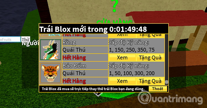 Trái ác quỷ trong Blox Fruit là gì? Toàn bộ trái Blox trong Blox Fruit