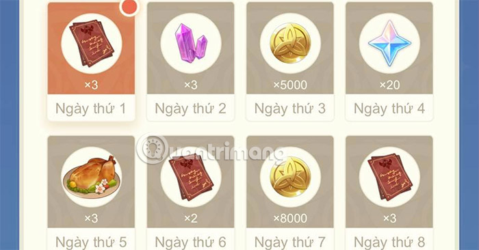 Cách điểm danh Genshin Impact nhận quà - QuanTriMang.com