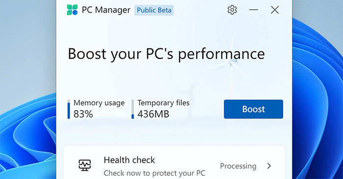 Hướng dẫn sử dụng Microsoft PC Manager để quản lý Windows - QuanTriMang.com