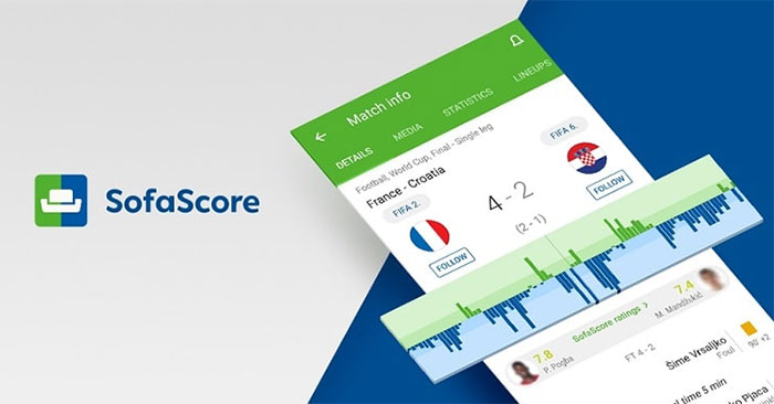 Sofascore - Ứng dụng cập nhật tỷ số và tin tức thể thao trực tiếp