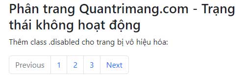 Bài 15: Pagination trong Bootstrap 5 - QuanTriMang.com Bài 15: Pagination trong Bootstrap 5 - QuanTriMang.com