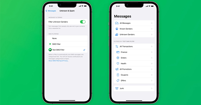 Hướng dẫn lọc tin nhắn rác trên iPhone - QuanTriMang.com