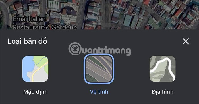 Cách xem vệ tinh trên Google Maps - QuanTriMang.com
