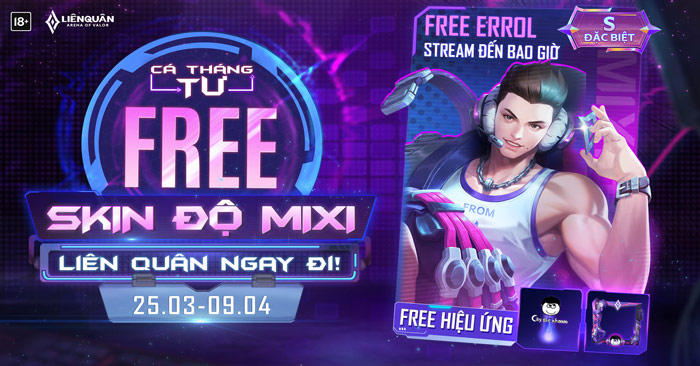 Liên Quân: Chuỗi sự kiện Cá tháng Tư cùng Độ Mixi - QuanTriMang.com