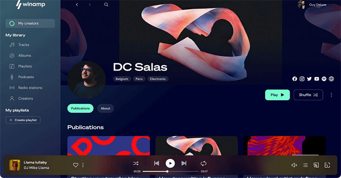 Winamp Player có bản cập nhật mới với hàng loạt thay đổi về giao diện ...