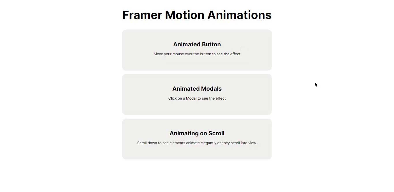 Cách thêm hiệu ứng động vào app React bằng Framer Motion - QuanTriMang.com