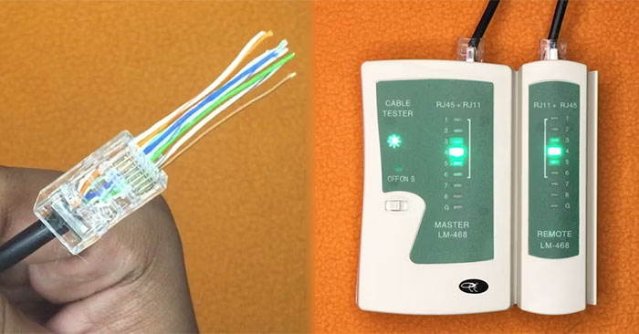 Cách tạo cáp Gigabit Ethernet bằng các công cụ đơn giản - QuanTriMang.com