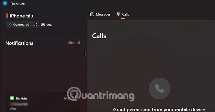 Cách nhận tin nhắn SMS trên Windows 11 - QuanTriMang.com