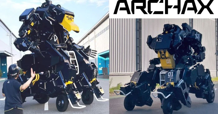 Robot Nhật Bản khổng lồ cao 4,5m có thể biến hình và sở hữu buồng lái ...