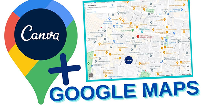 Hướng dẫn chèn bản đồ Google Maps vào Canva - QuanTriMang.com
