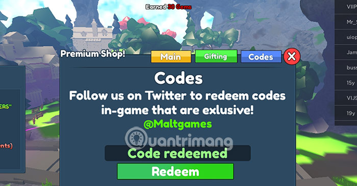 Cách đổi thưởng Elemental Dungeons qua giftcode - QuanTriMang.com