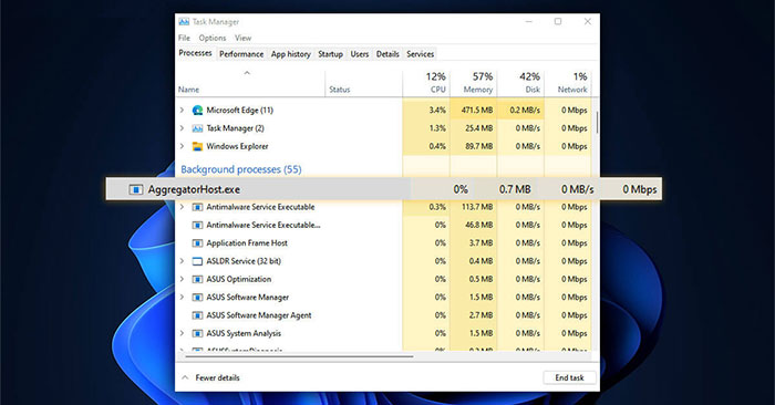 AggregatorHost.exe trên Windows là gì? Có an toàn không? - QuanTriMang.com
