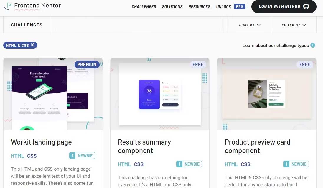 Top Web Có Dự án Html Và Css Thực Tế Cho Người Mới Bắt đầu