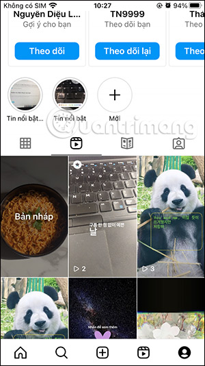 Hướng dẫn ghim video Reels Instagram - QuanTriMang.com