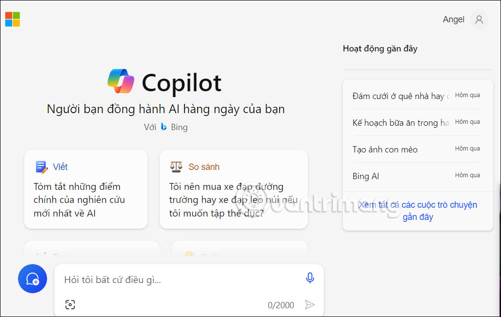 Hướng dẫn tạo ứng dụng Copilot trên máy tính - QuanTriMang.com