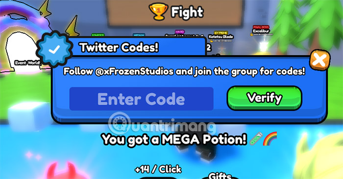 Code Pull a Sword mới nhất và cách nhập code - QuanTriMang.com