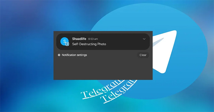 Cách gửi ảnh tự xóa trên Telegram không cần chat bí mật - QuanTriMang.com