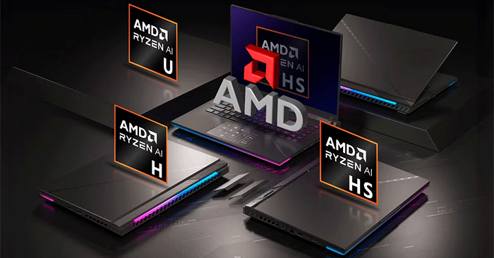 Sự khác biệt giữa CPU laptop AMD Ryzen U, H, HS và HX - QuanTriMang.com