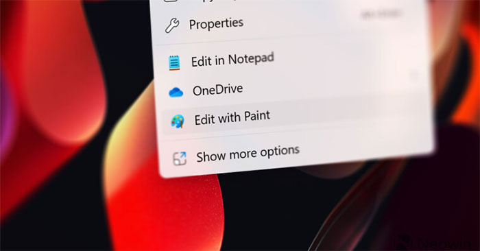 Cách xóa tùy chọn 'Edit with Paint' trong Windows 11 - QuanTriMang.com