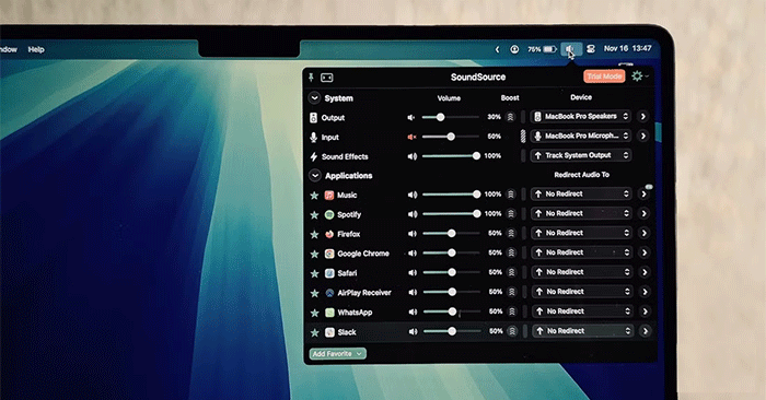 SoundSource - QuanTriMang.com