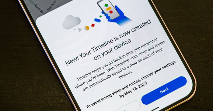 Cách sao lưu dòng thời gian trên Google Maps - QuanTriMang.com